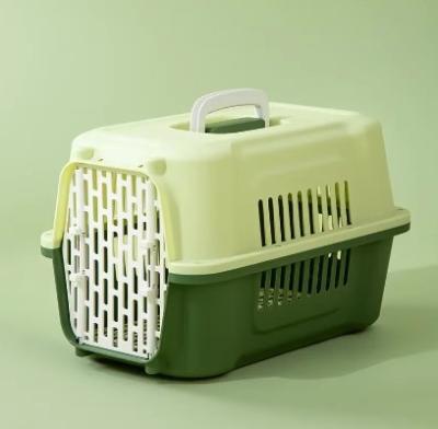 China Removable Plastic Door Dog Carrier Backpack with 4-Side Ventilation for Outdoor Pet Transport for sale