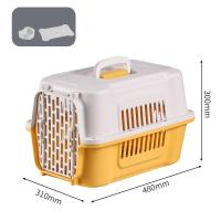 China Removable Plastic Door Dog Carrier Backpack with 4-Side Ventilation for Outdoor Pet Transport for sale