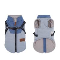 China Waterproof Dog Coat with Built-in Harness for Small Medium Dogs - 36-52cm Bust Size, Reflective Safety Design for sale