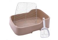 China Indoor Dog Training Toilet with 18cm Mesh Design and Stainless Steel Construction for Small to Medium Dogs for sale