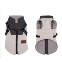 China Customizable Pet Dog Winter Vest with 5 Sizes (36-52cm Bust) and Reflective Safety Features for sale
