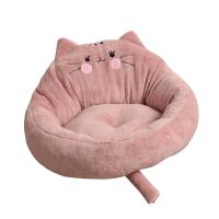 China Eco-Friendly Pet Bed Small Sofa for Cats & Dogs - PV Velvet Material with Anti-Slip Base 15-Day Delivery for sale