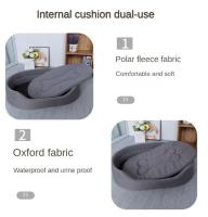 China XXL Dog Bed for Large Dogs - Fluffy Plush Mat with Non-Slip Base 6000 sq cm Facility Certified for sale