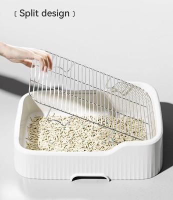 China ODM Separate Design Plastic Pet Urinal with 18cm Mesh Spacing and Drawer for Indoor Dog Toilet Training for sale
