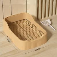 China ODM Separate Design Plastic Pet Urinal with 18cm Mesh Spacing and Drawer for Indoor Dog Toilet Training for sale