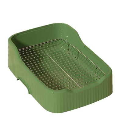 China Stainless Steel Mesh Dog Potty with 18cm Spacing for Medium Dogs - Durable Pet Toilet with Customization Options for sale