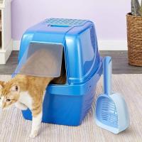 China Plastic Cat Litter Scoop with Holder 30cm Pet Poop Cleaner Tool for Dog Waste for sale