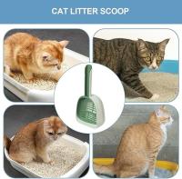 China Plastic Cat Litter Scoop with Holder 30cm Pet Poop Cleaner Tool for Dog Waste for sale