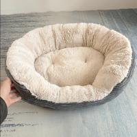 China Luxe Plush Pet Bed House for Cats Dogs Warm Thicken Sleeping Mat Pad Cushion 60x50cm Washable for sale