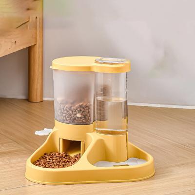 China Automatic Pet Feeder and Water Dispenser Combo - Battery Operated for Small to Large Dogs and Cats with Food Grade Plastic Construction for sale