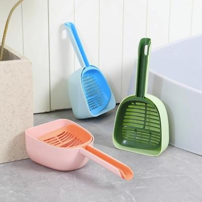 China Foldable PP Cat Litter Scoop Deep Shovel Non-stick Collapsible Poops Scooper 30cm for sale