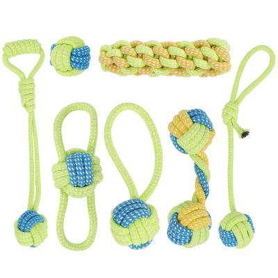 China Cotton Rope Dog Chew Toys Set - 6,000 sqm Facility Sustainable Interactive Dental Toy for Small Medium Large Dogs for sale