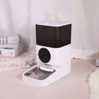 China 4L Automatic Cat Feeder with Timed Control and Lock Lid - Food Grade ABS Material and Stainless Steel Bowl for sale