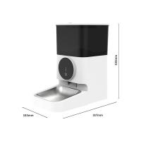 China 4L Automatic Cat Feeder with Timed Control and Lock Lid - Food Grade ABS Material and Stainless Steel Bowl for sale