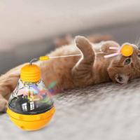 China Interactive Cat Toy with Light Bulb and Food Tumbler - Customizable Colors and Logo Options for Cats and Small Dogs for sale