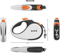 China 16ft Heavy Duty Retractable Dog Leash with Quick-Lock System for Medium Dogs - Nylon Reflective Design for sale