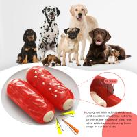 China Durable Dog Chew Toys for Aggressive Chewers - TPR Material with Squeaky Interactive Features and 6000 sqm Manufacturing Facility for sale