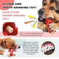 China Durable Dog Chew Toys for Aggressive Chewers - TPR Material with Squeaky Interactive Features and 6000 sqm Manufacturing Facility for sale