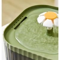 China Flower Shape Automatic Cat Water Fountain Dispenser with Food Grade Plastic and Custom Color Options for sale