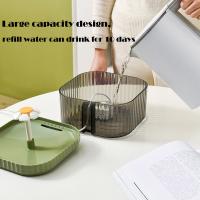 China Flower Cat Smart Water Dispenser 2L Automatic Circulation Pet Fountain with Food Grade Plastic Construction for sale