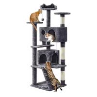 China Sustainable Cat Tree Tower Condo Furniture with Sisal Scratch Post for Kittens Indoor Play 80cm for sale