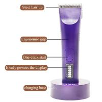 China Wireless Pet Hair Clipper with 2600mAh Battery and 8000 RPM Motor for Large Dogs Professional Grooming for sale