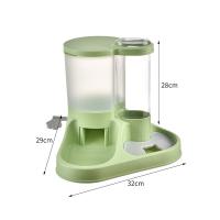 China Automatic Gravity Pet Feeder and Water Dispenser Set with Food Grade Plastic Construction and Customizable Options for sale