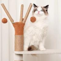 China Function Fun Play 143cm Classic Cat Tree with Dual Condos and Sisal Cat Scratching Post for sale