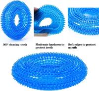 China TPR Toroidal Ball Dog Toy with Squeaker - Bite Resistant 360° Teeth Cleaning Design for Puppies and Adult Dogs for sale