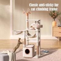 China Customizable Easy Assembly Cat Tree with Sisal Scratcher and Activity Dens for sale