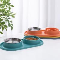 China 500ml Automatic Pet Feeder with Slow Feeding Design and Spill-Proof Silicone Base for Healthy Pet Digestion for sale