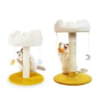 China OEM Large Metal Frame Cat Tower 3.2in Sisal Scratching Post with Hammock for Indoor Cats for sale
