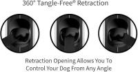China Heavy Duty Nylon Reflective Retractable Dog Leash 16ft Quick Lock Anti Slip Grip for sale
