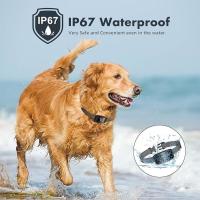 China Aluminium-Plastic No Bark Control Collar with Vibration and Color Screen Waterproof for sale