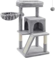 China Multi-Level Cat Tower with Sisal Scratching Posts and Soft Perch for Indoor Cats 150cm for sale