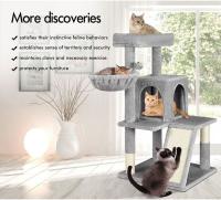China Multi-Level Cat Tower with Sisal Scratching Posts and Soft Perch for Indoor Cats 150cm for sale