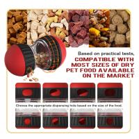 China Interactive Dog Toy Tumbler with Slow Feeding Design and ABS Material for Intelligence Training and Dental Care for sale