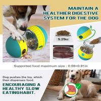 China Interactive Dog Toy Tumbler with Slow Feeding Design and ABS Material for Intelligence Training and Dental Care for sale