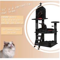 China Large Climbing Frame Scratcher Components Cat Tree Suitable for Cats and Small Animals for sale