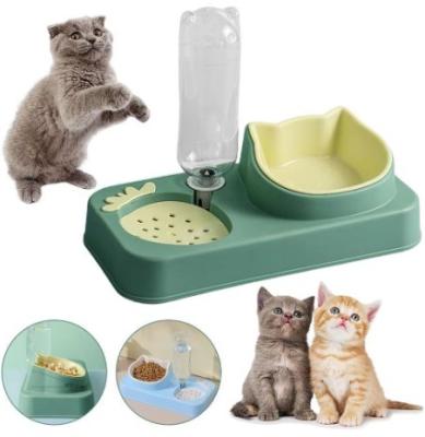 China Anti-Knock Automatic Drinking Water Dog Bowl 500ml Pet Feeder with Wet-Mouth Protection for sale