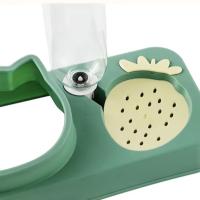 China Anti-Knock Automatic Drinking Water Dog Bowl 500ml Pet Feeder with Wet-Mouth Protection for sale