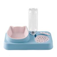 China Anti-Knock Automatic Drinking Water Dog Bowl 500ml Pet Feeder with Wet-Mouth Protection for sale
