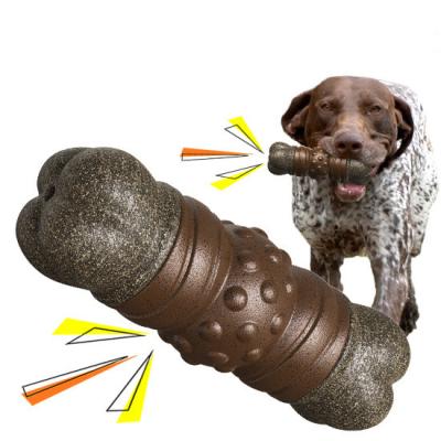 China Durable Nylon Dog Squeak Toy Stick Bone for Teeth Cleaning - Customizable Colors & Embossing for All Dog Sizes for sale
