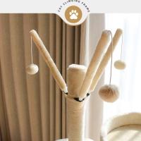 China Sale Cat Scratching Board for Playing and Sleeping Large Tall Cat Climbing Frame for sale