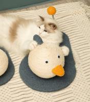 China ODM Cat Scratch Toy with Sisal Rope Ball and Exercise Loop - 6,000 sqm Facility, 15-Day Delivery for sale