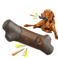 China Custom TPR Dog Chew Toy for Aggressive Chewers Durable Nylon Pet Toy 2 Sizes for sale