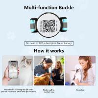 China Custom Print Nylon Smart QR Code Pet Tag Collar with Apple AirTag Compatibility - Personalized Pet ID Safety Accessory for sale