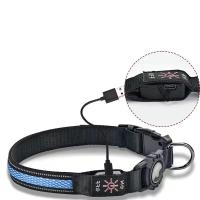 China Soft Comfortable Advantage Custom Led Dog Collar with Tracker Case Waterproof Light for sale