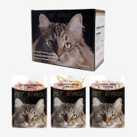China High Protein Wet Cat Food Pouches 85g - Natural Chicken & Ocean Fish Formula for Adult Cats for sale