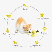 China TPR Food Dispenser Interactive Cat Toy for Indoor Cats ABS Material 6x6cm for sale